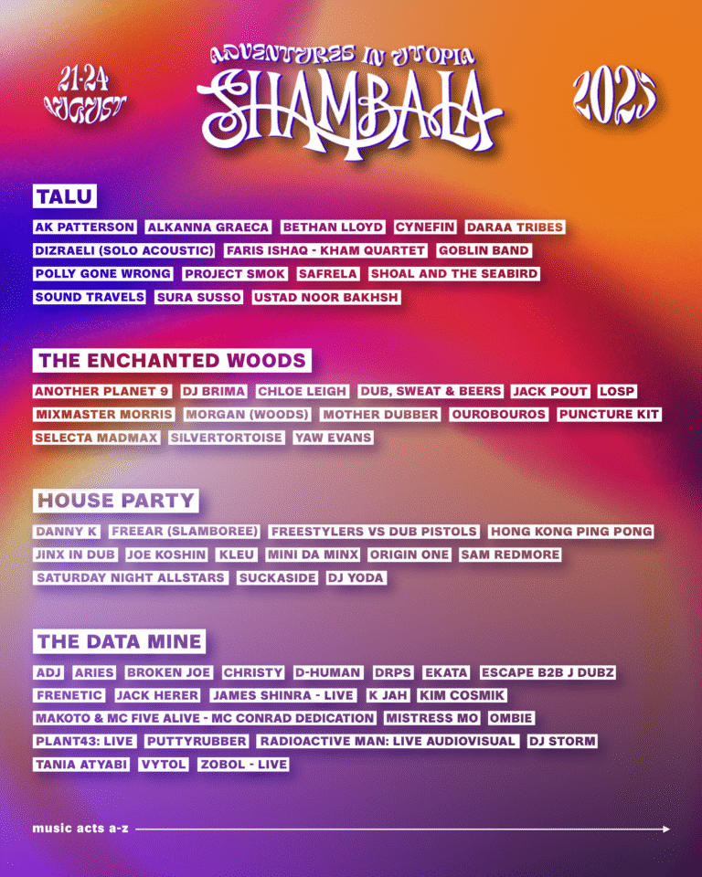 The FULL Shambala 2025 line-up is in! Are you? - Shambala