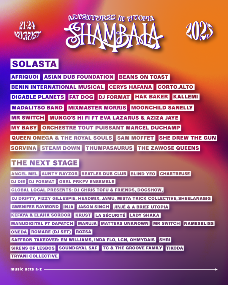 The FULL Shambala 2025 line-up is in! Are you? - Shambala