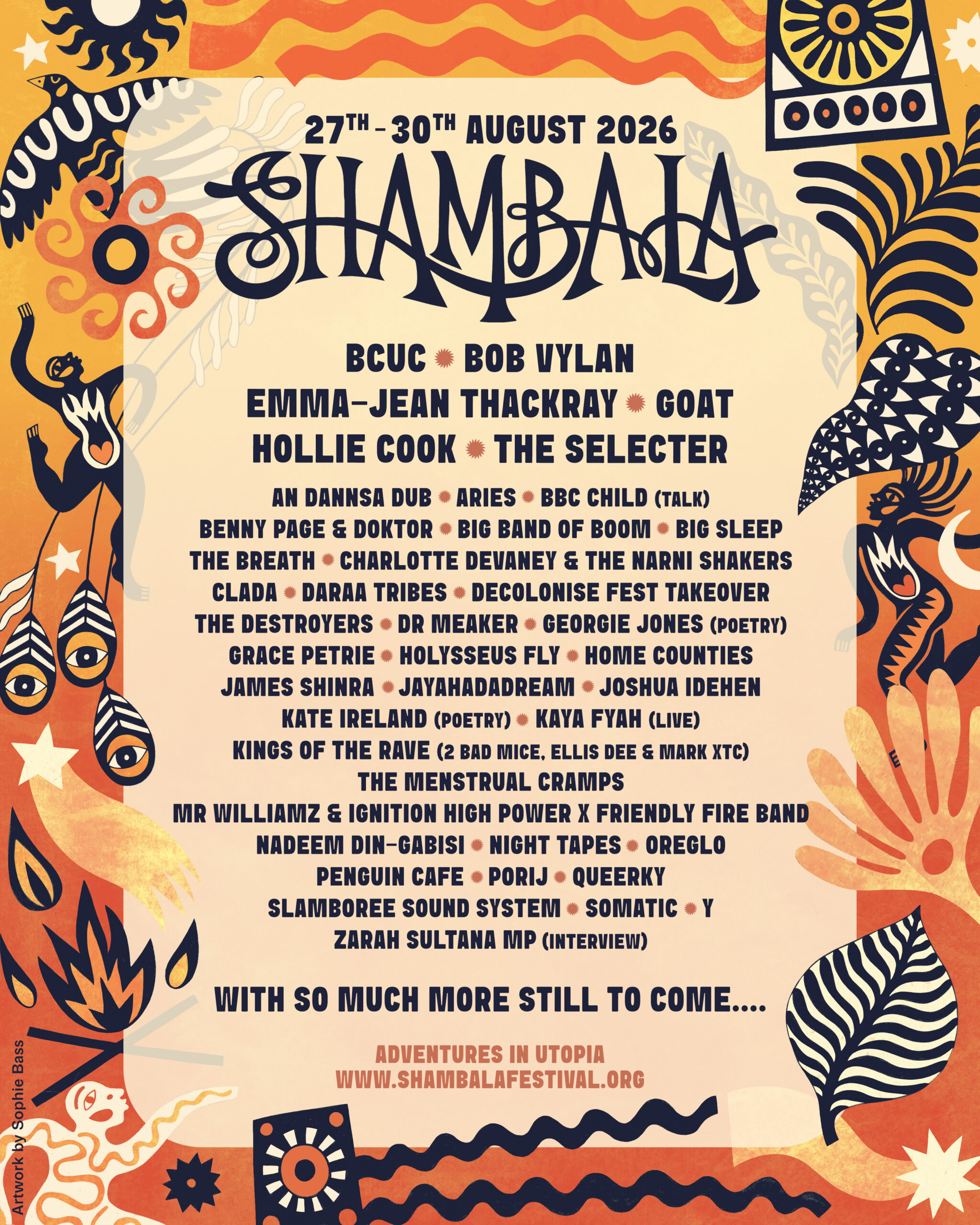 Shambala 2026 First Wave Line-up Drop! - Shambala