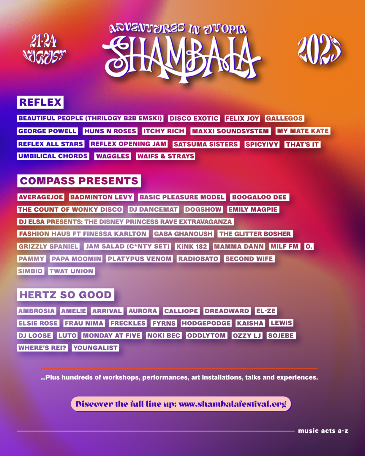 Shambala Lineup Poster_SLIDE 5 - Shambala
