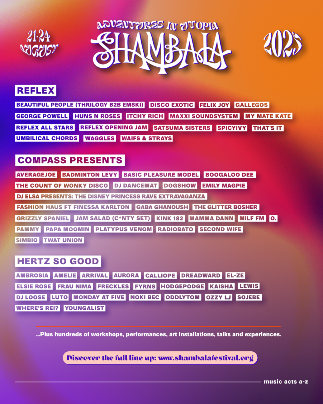 Shambala Lineup Poster_SLIDE 5 - Shambala
